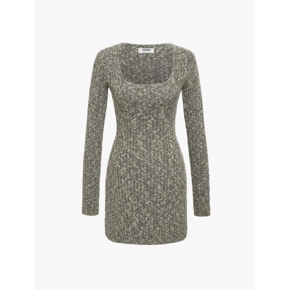 Rumored | Dresses | New Rumored Alpine Mini Dress In Granite | Poshmark